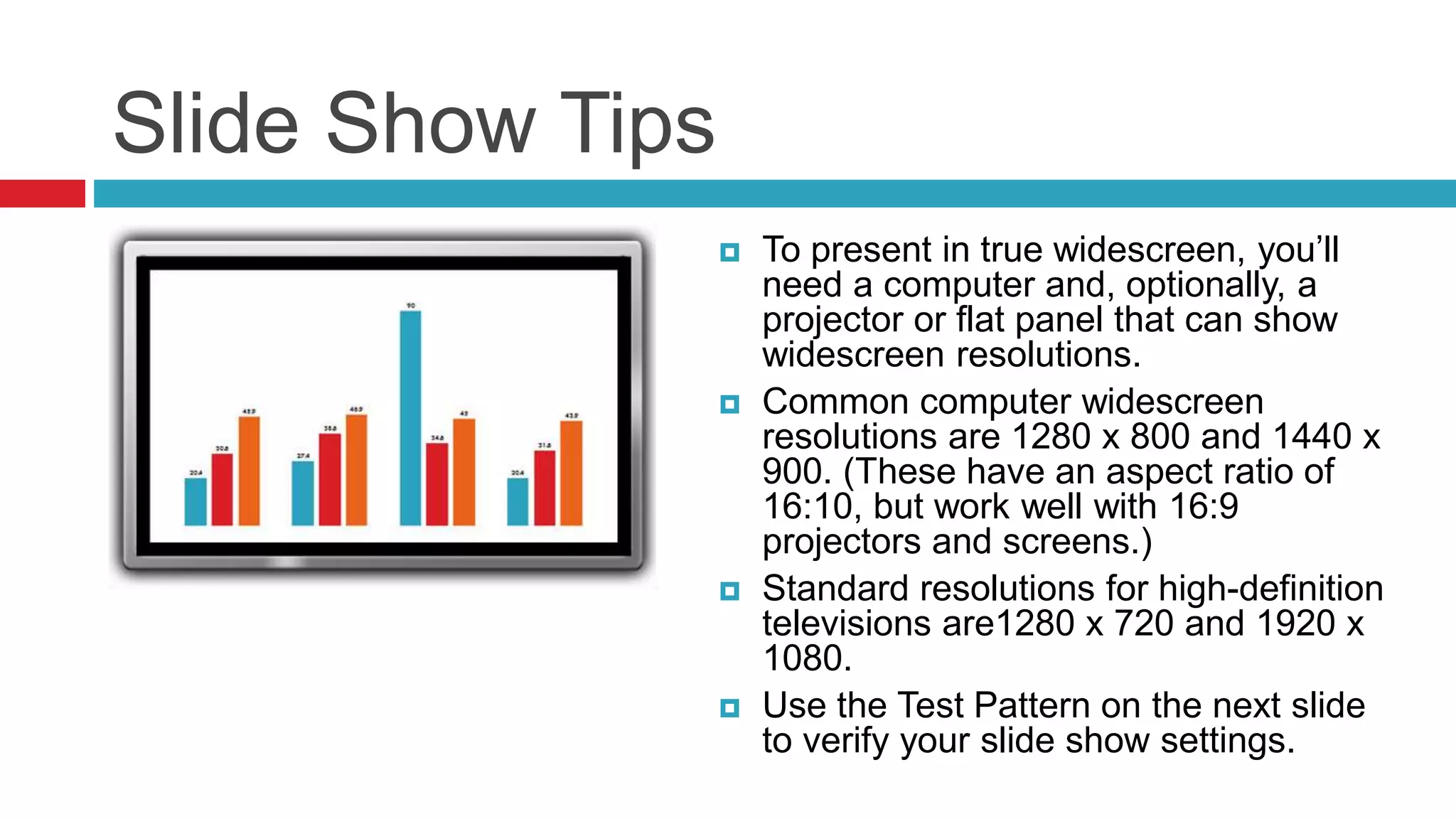 Widescreen presentation | PPT