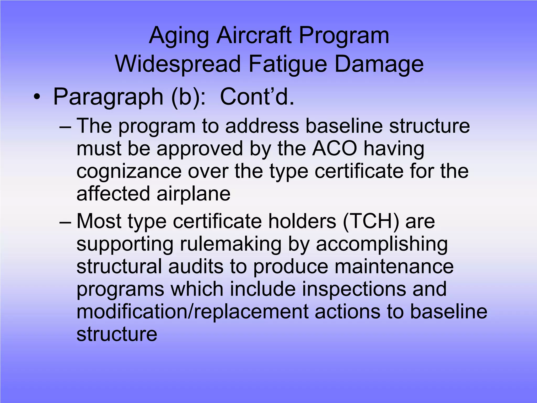 Widespread Fatigue Damage | PDF