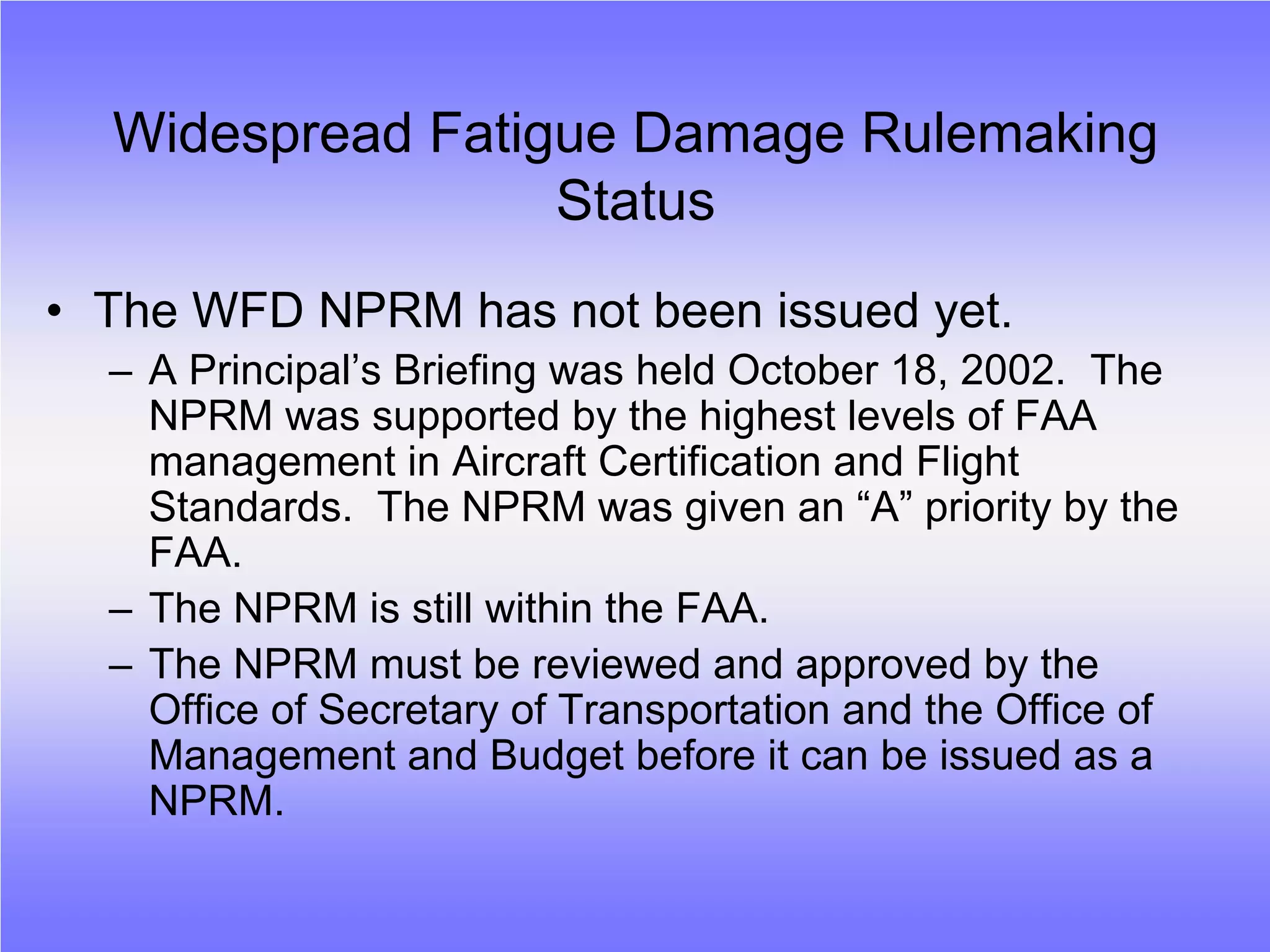Widespread Fatigue Damage | PDF