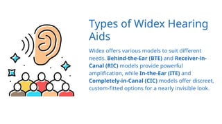 An Overview of Widex Hearing Aids: What, Prices, Features, & Benefits | PPT