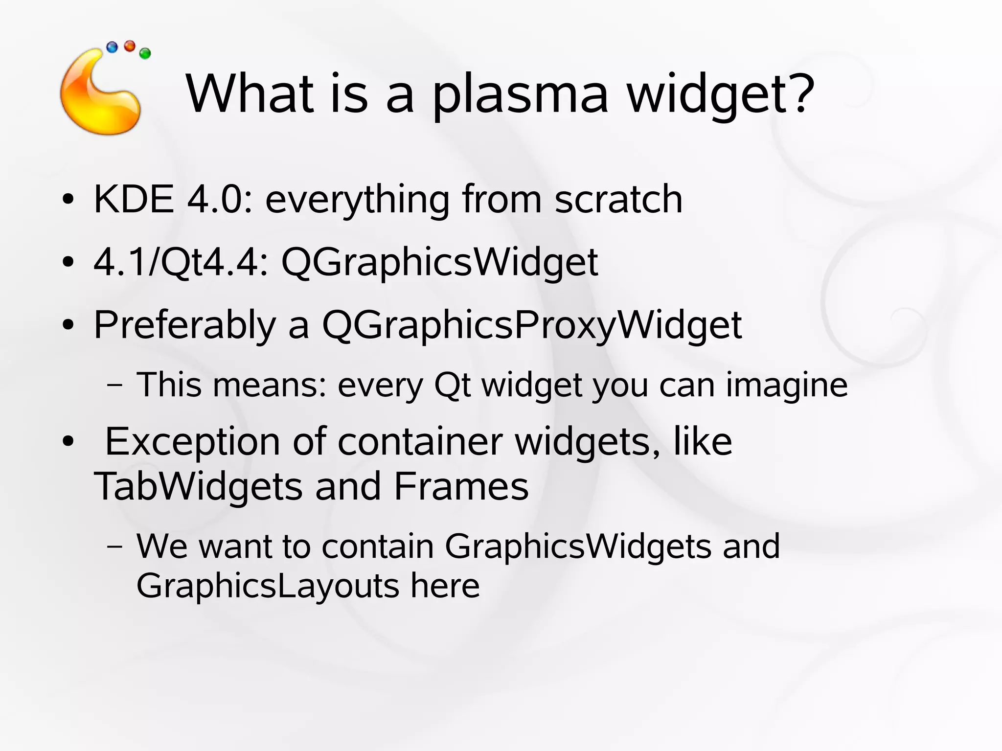 KDE 4.1 Plasma widgets | PDF