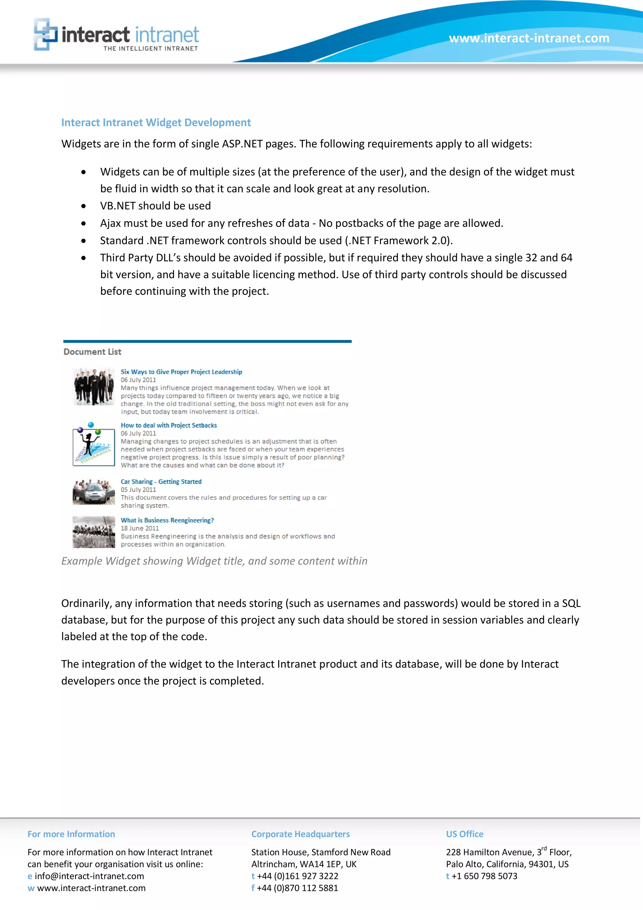 Widget development -_slideshare | PDF