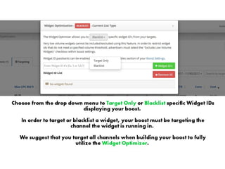 Revcontent's Widget Optimizer | PPT