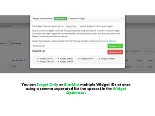 Revcontent's Widget Optimizer | PPT