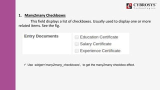 Widgets in odoo | PPTX