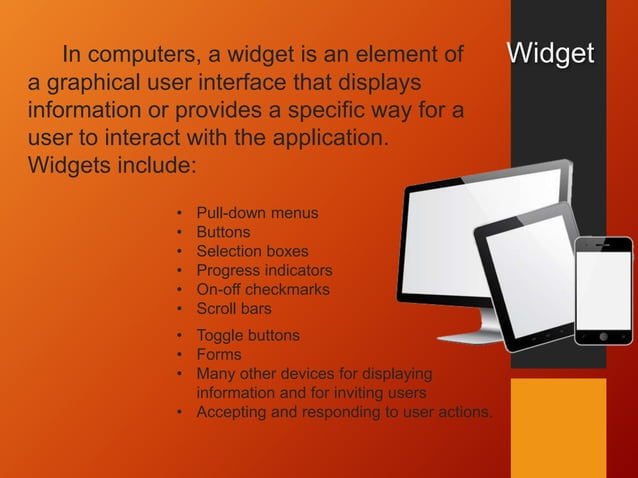 Helpful Widgets for Websites | PPT