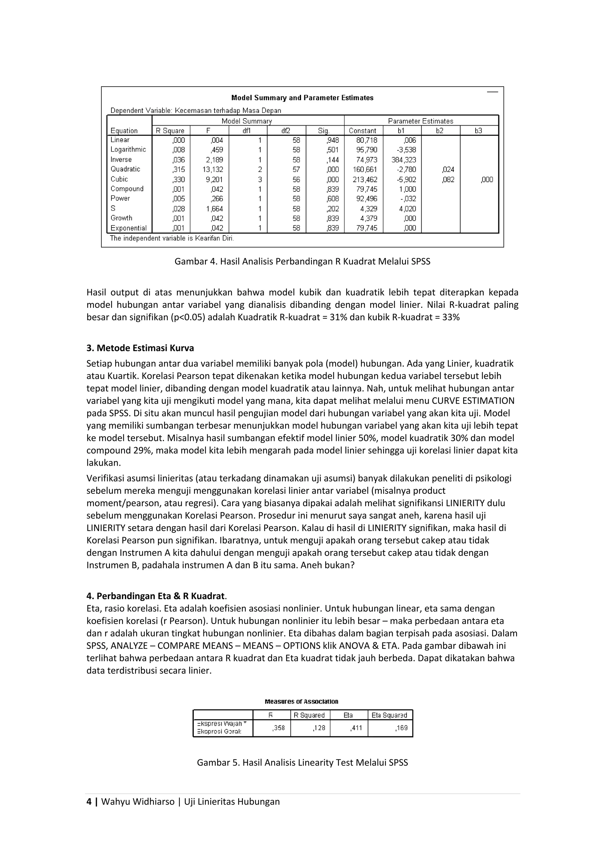 Widhiarso uji linieritas hubungan 2010 | PDF