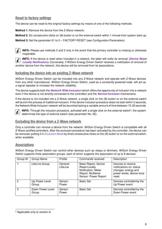 wiDom Energy Driven Switch C version and L version manual | PDF ...