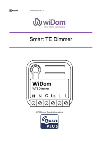 Widom smart dimmer | PDF