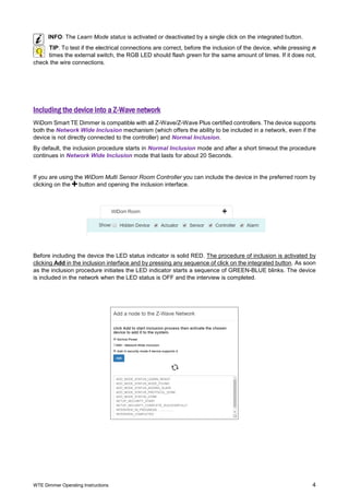 Widom smart dimmer | PDF