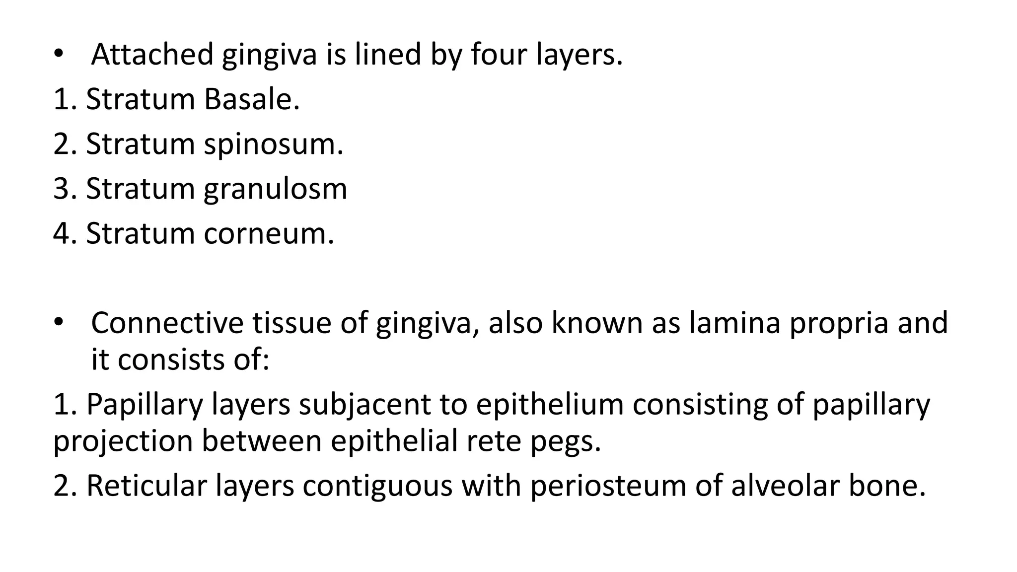 Width of attached gingiva and its significance | PPTX