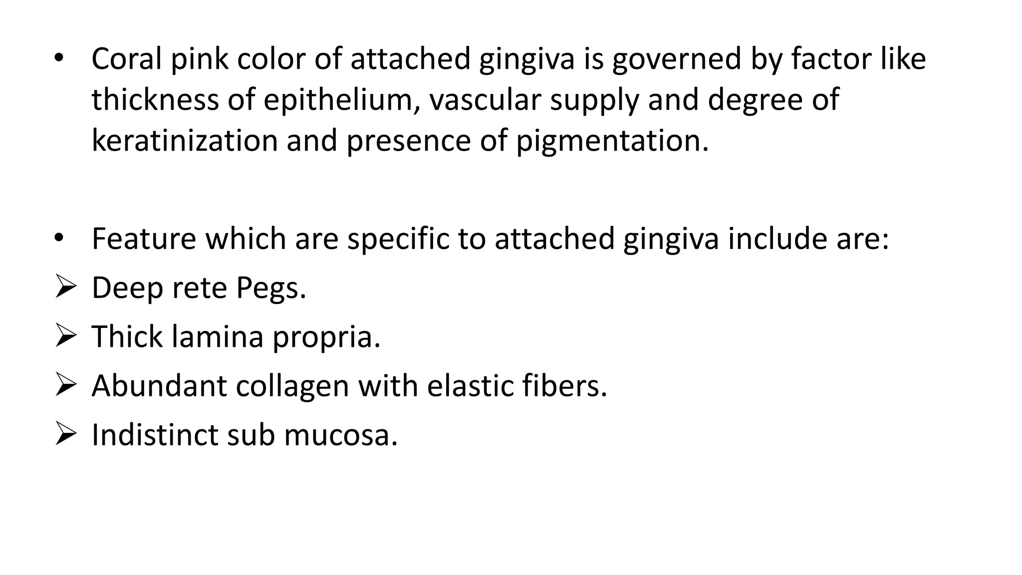 Width of attached gingiva and its significance | PPTX