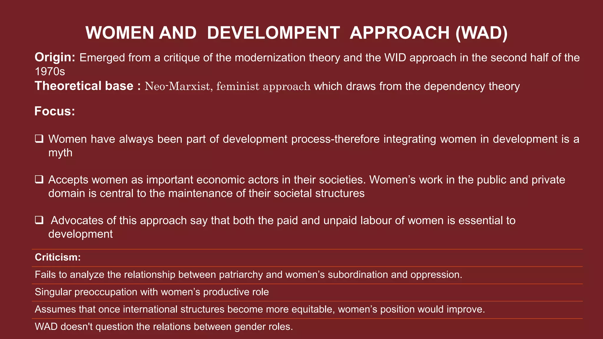 WID WAD & GAD | PPTX