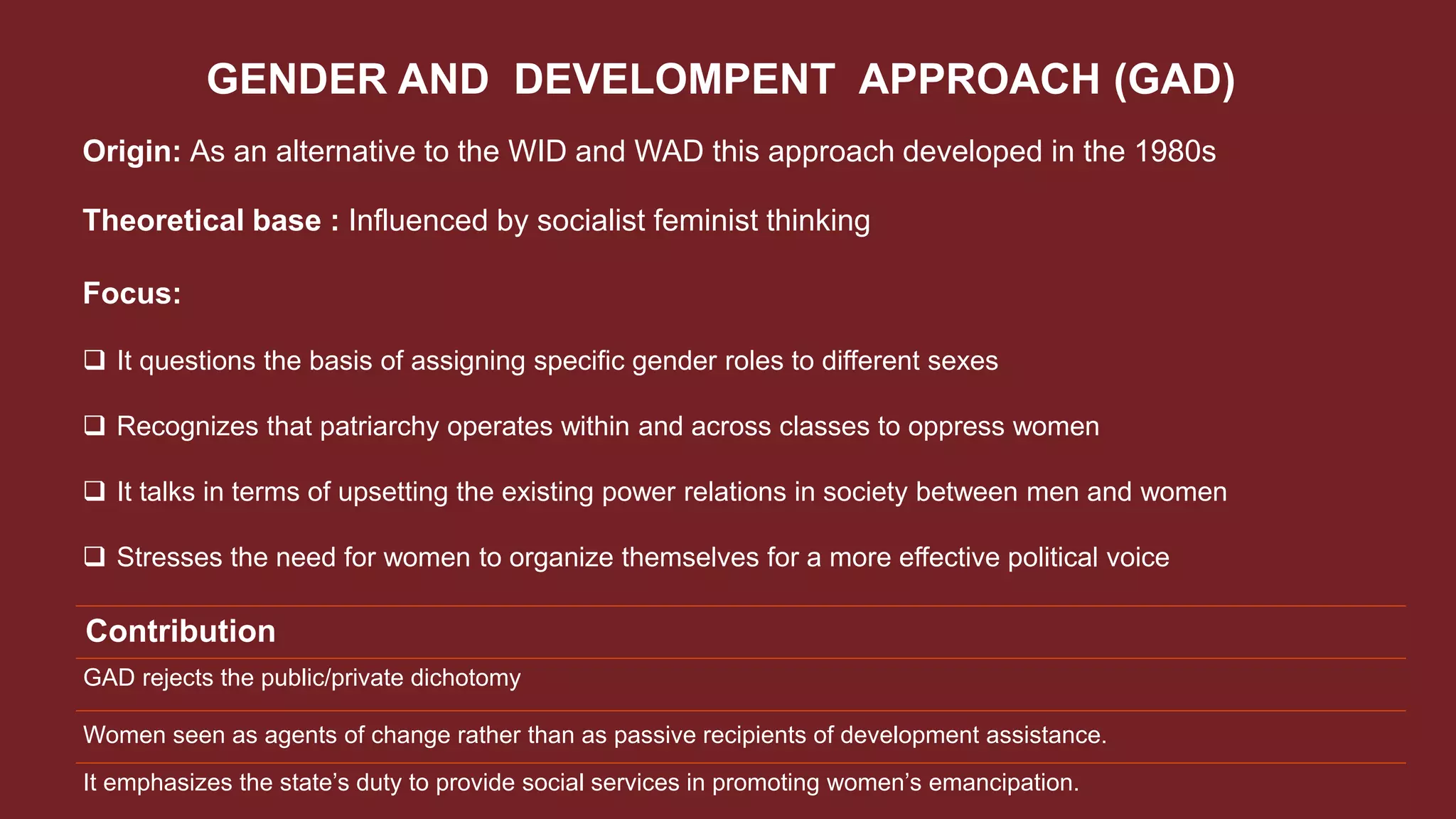 WID WAD & GAD | PPTX