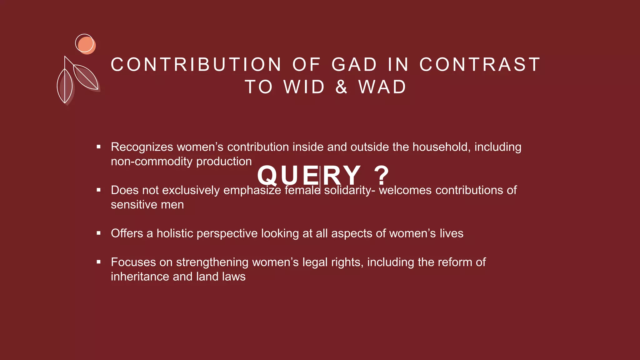 WID WAD & GAD | PPTX