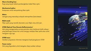 Sistem Komunikasi Serat Optik - Widya Intawani | PPTX