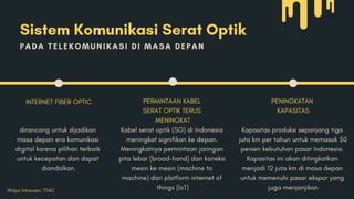 Sistem Komunikasi Serat Optik - Widya Intawani | PPTX