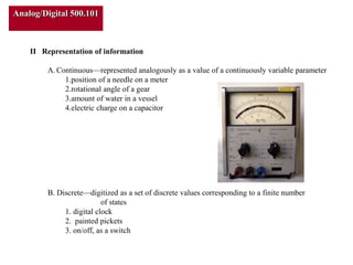 digital and analog computers presentation | PPT