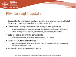 Breeding foresight workshop: Presentation by IFPRI | PPTX