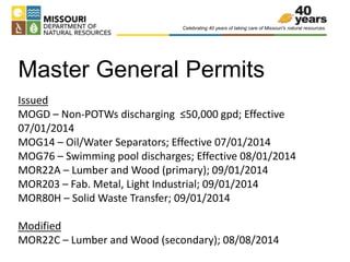 Wieberg, Chris, Sappington, Amanda, MDNR, Operating Permits Section ...