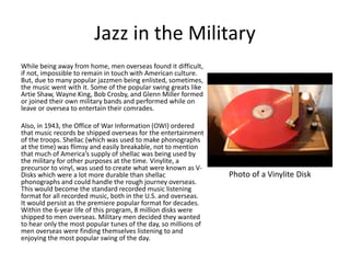Jazz During WWII | PPTX