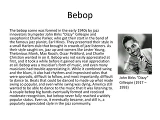 Jazz During WWII | PPTX