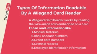 Wiegand Technology | PDF