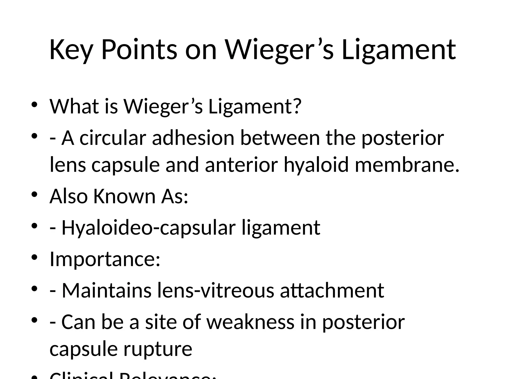 Wiegers_Ligament_Overview (2),uses ,application, | PPTX