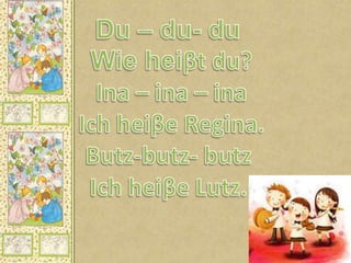 Wie heisst du | PPSX