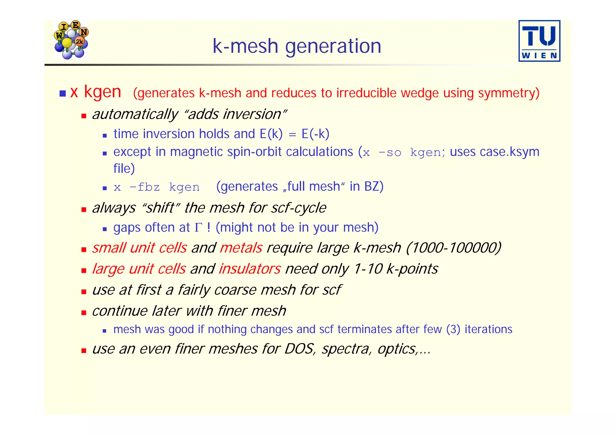 Wien2k getting started | PDF