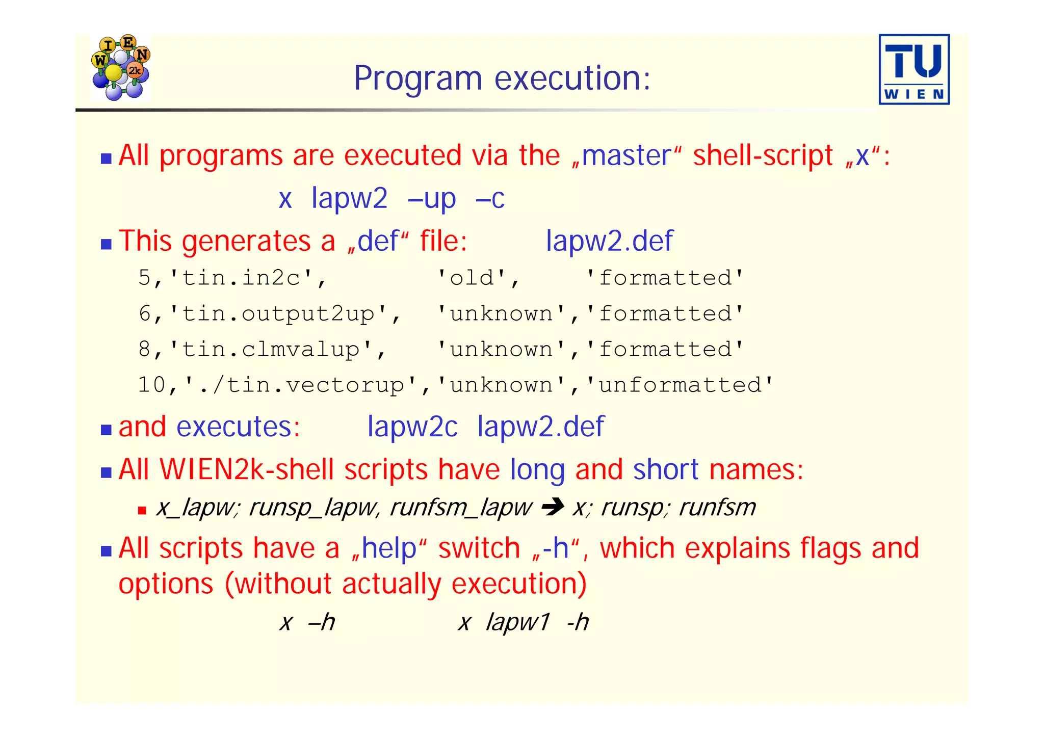 Wien2k getting started | PDF
