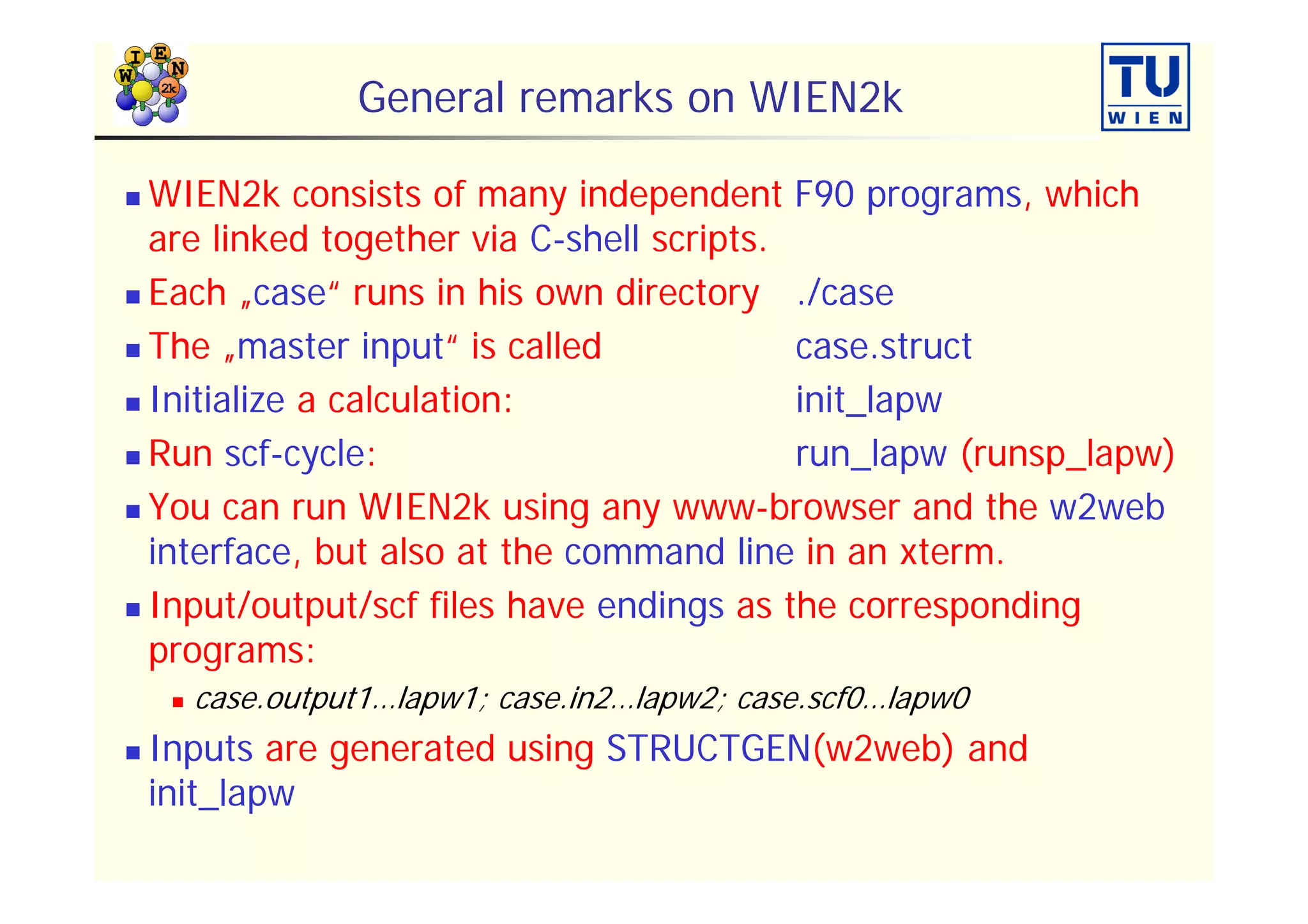 Wien2k getting started | PDF