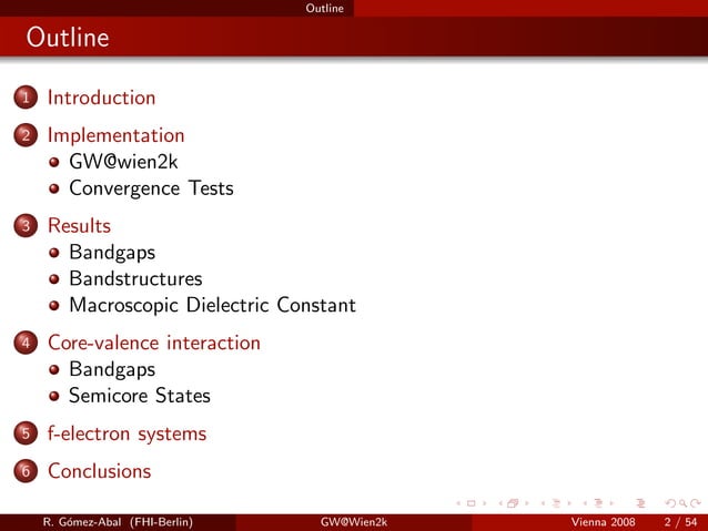 The All Electron Gw Method Based On Wien2k Implementation And
