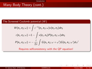 The all-electron GW method based on WIEN2k: Implementation and ...