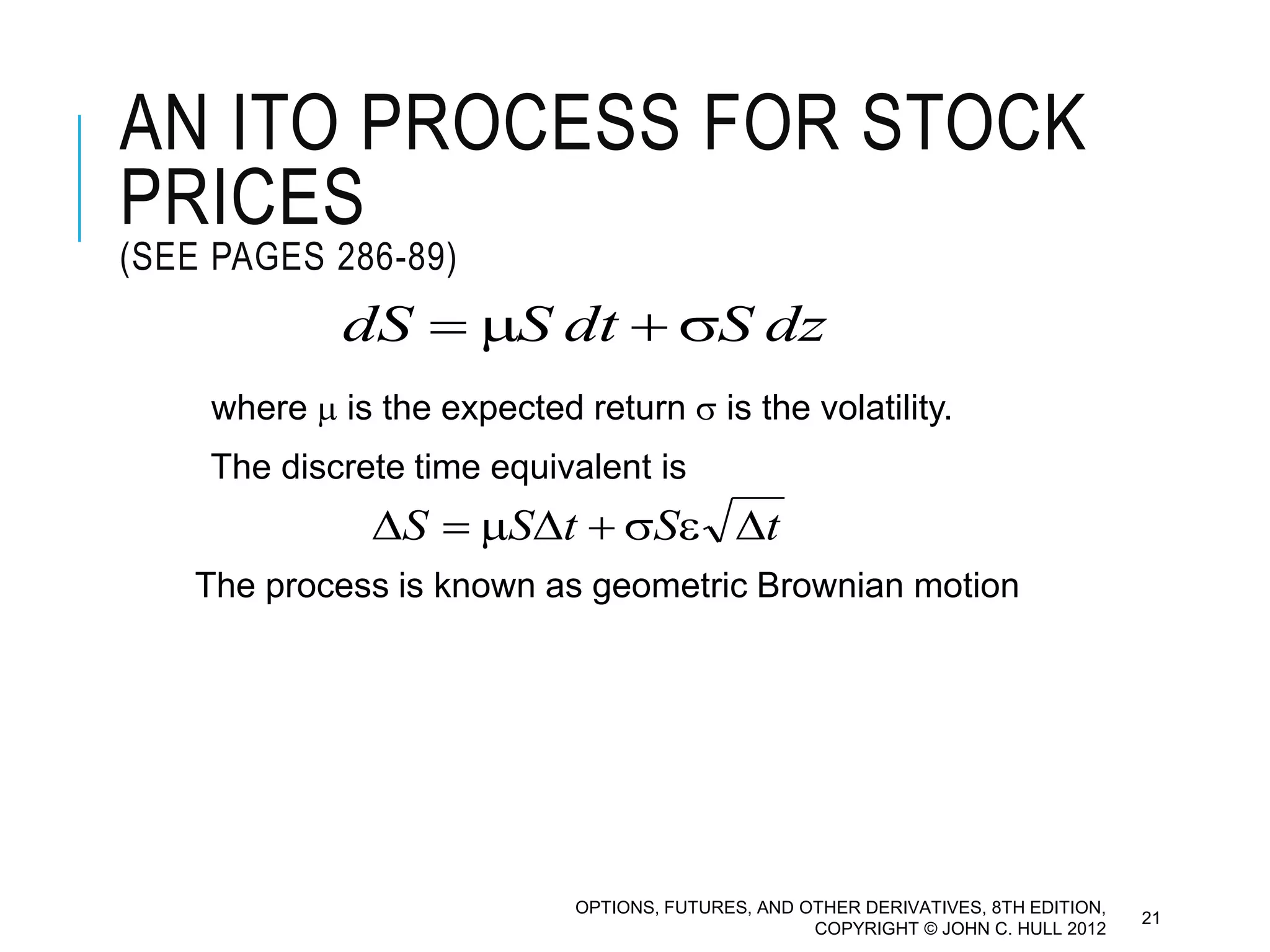 wiener process and ito's lemma.ppt