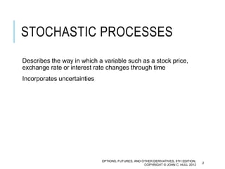 wiener process and ito's lemma.ppt | Stocks and Bonds | Personal Investing