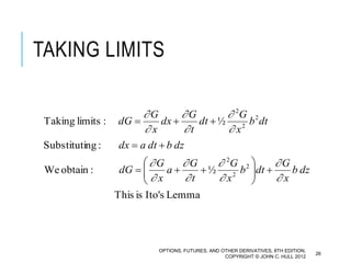 wiener process and ito's lemma.ppt | Stocks and Bonds | Personal Investing