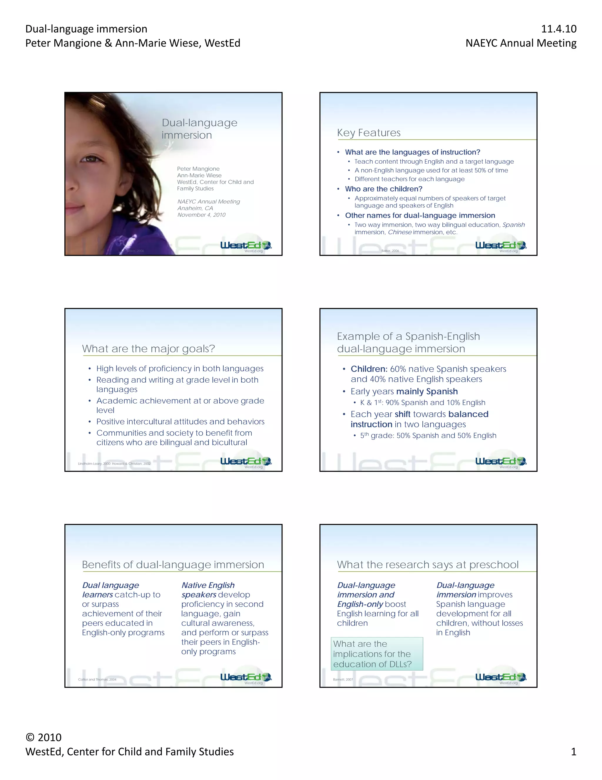 Key Elements of Dual Language Immersion (Powerpoint) | PDF