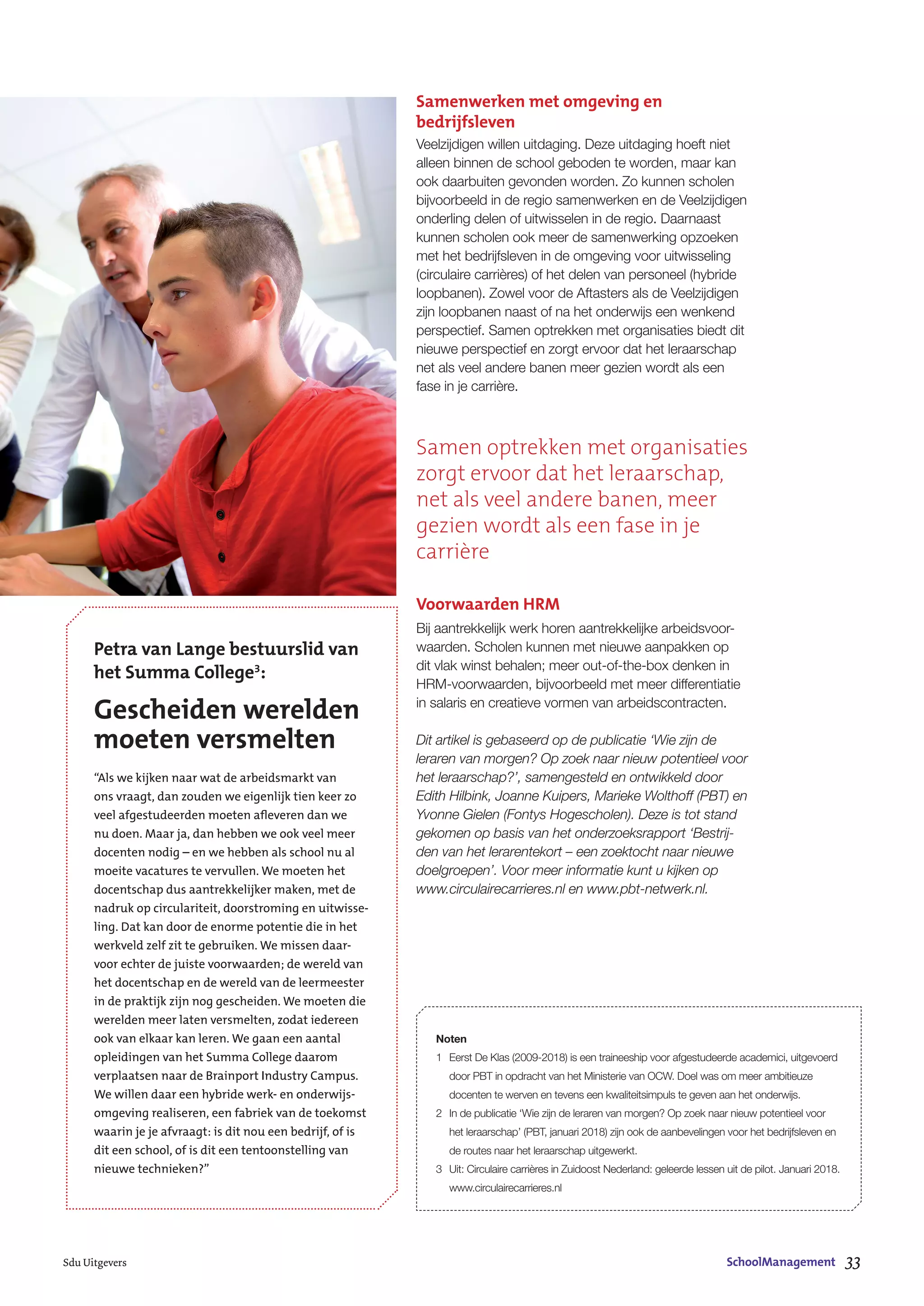 Wie zijn de leraren van morgen? | PDF