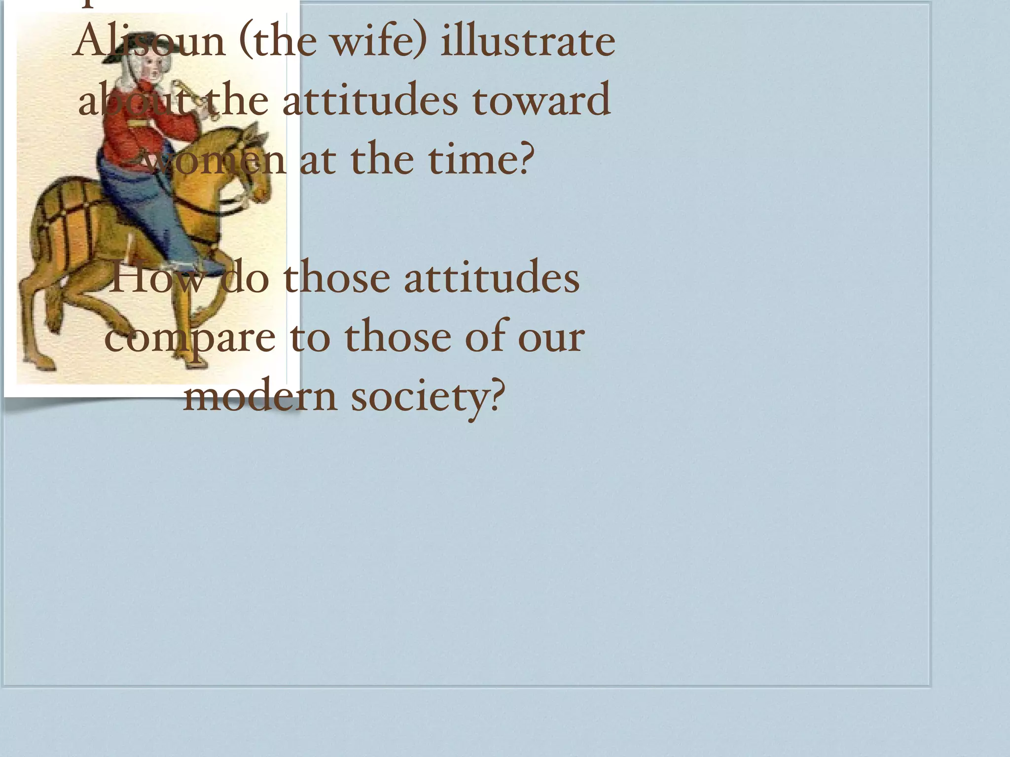 Wife of bath facilitation ppt | PPT