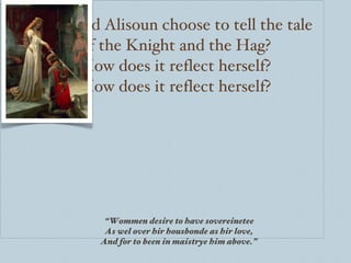 Wife of bath facilitation ppt | PPT | Marriage and Civil Unions ...