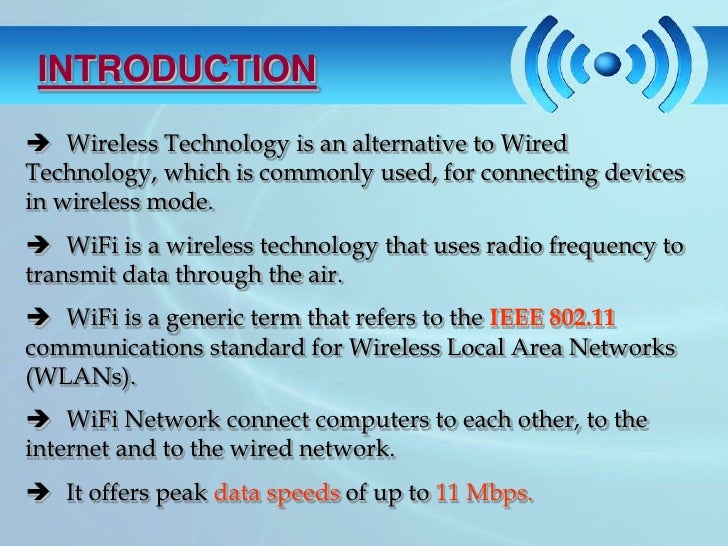 Wi-Fi Wireless Fidelity