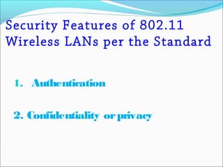 Wifi | PPT | Information and Network Security | Computing