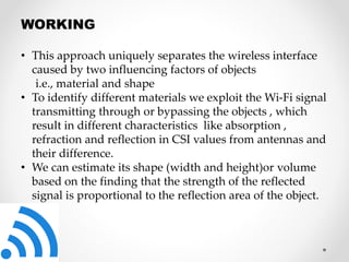 WIFI SIGNALS TO DETECT BOMBS AND CHEMICAL EXPLOSIVES | PPT