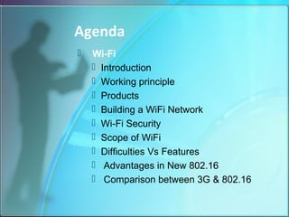 Wi fi - Technology @ IEEE Concept | PPT