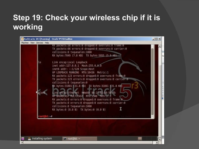 Wifi Cracking - Step by Step Using Backtracks Tool | PPT