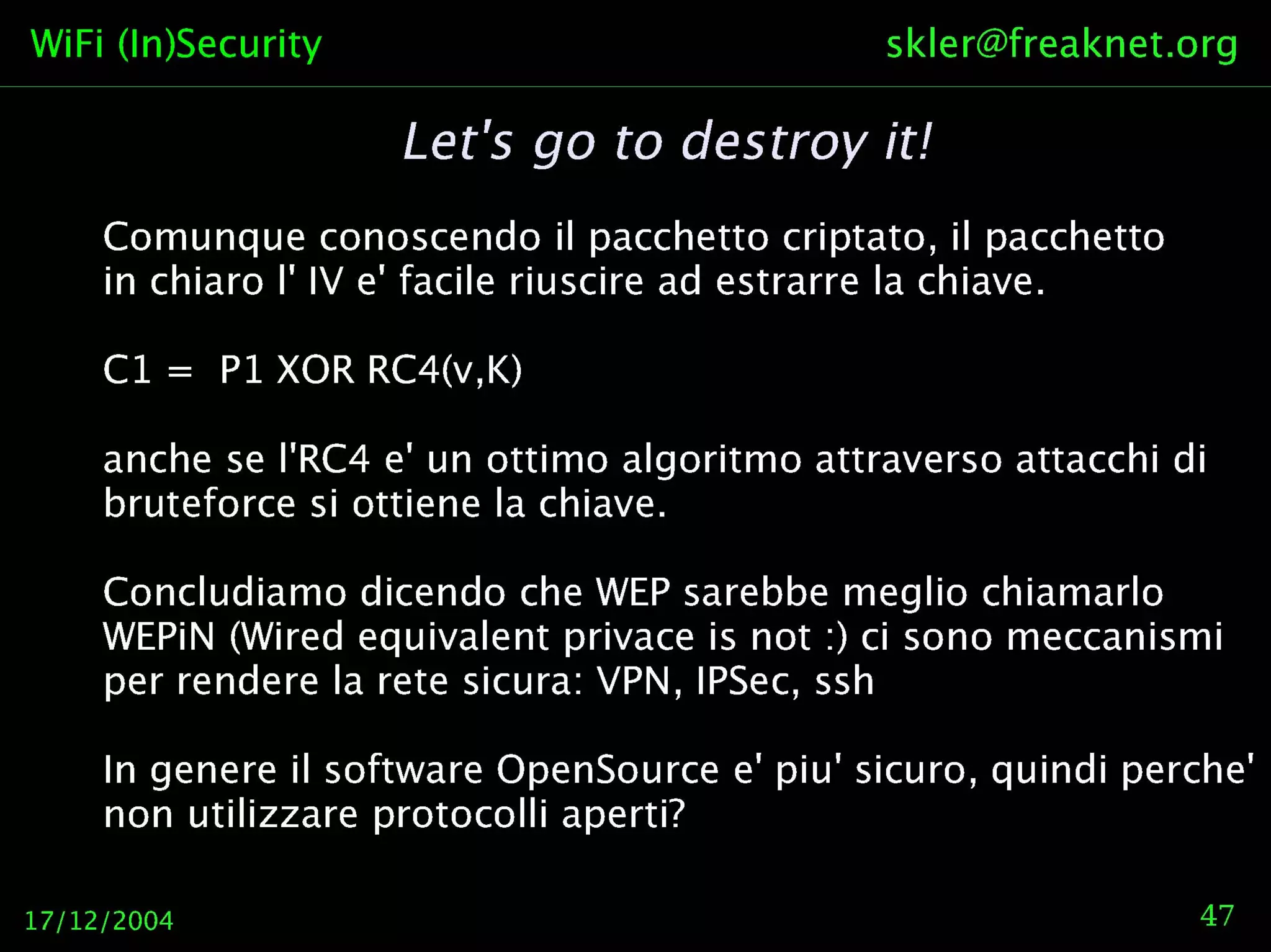WiFi (In)Security | PDF
