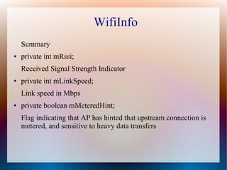 Wifi api android | PPT