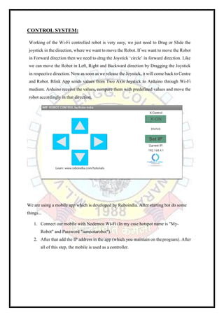 Wifi controlled rover prototype | PDF