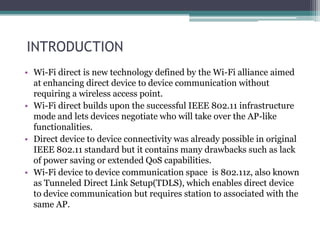 Wi-Fi Direct | PPTX